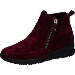 Waldl&auml;ufer WALDL&Auml;UFER Damen Schlupfboots "H-BRUNI", Gr. 8,5bordeaux, Veloursleder, unifarben, Schuhe, Winterboots, Stiefelette, Bequemschuh in Komfortweite G (=
