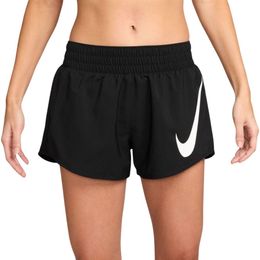 Nike Dri-Fit Mid-Rise 3" Brief-Lined Running Shorts Bekleidung Damen schwarz L