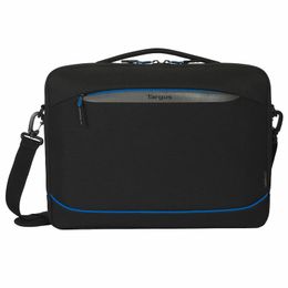 Targus Laptoptasche »Coastline 15-16 Laptop Topload« Schwarz/Blau Vollständige Workstation und Fronttasche für all Ihr Zubehör