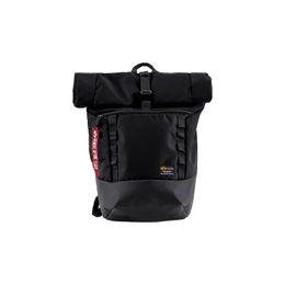 Alpha Industries Tragetasche »Crew Roll Top Bag« black