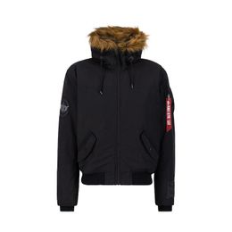 Alpha Industries Winterjacke »Arctic Guardians Jacket« black 3XL 3XL Teddy Stoff innen