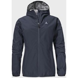 Schöffel SCHÖFFEL Outdoorjacke »Hiking Jacket Style Migandi WMS« mit Kapuze 8820 - blau 40 40 Wasserdicht & atmungsaktiv dank 2,5-Lagen VENTURI Membrane