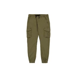 Alpha Industries Jogginghose »Cotton Twill Jogger« dark olive L - Normalgrößen Normalgrößen L Twill Stretch Stoff