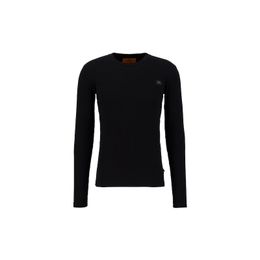 Alpha Industries Longsleeve »X-Fit Rib LS« black 3XL 3XL Rib Muster