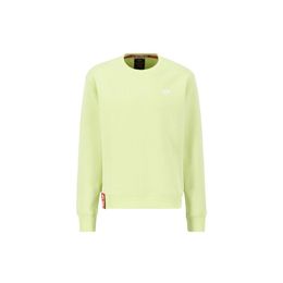 Alpha Industries Sweater »Basic Sweatshirt SL« Arctic Lime XXL XXL Brushed Fleece Stoff
