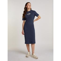 Tommy Hilfiger Shirtkleid »REG SCRIPT TEE DRESS SS« mit Logoschriftzug Dark Night Navy XXXL(46) - N-Gr N-Gr XXXL(46) Shirtkleid von Tommy Hilfiger