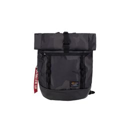Alpha Industries Tragetasche »Crew Roll Top Bag Camo« black camo