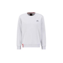 Alpha Industries Sweater »Basic Sweatshirt SL« pastel grey XS XS Brushed Fleece Stoff