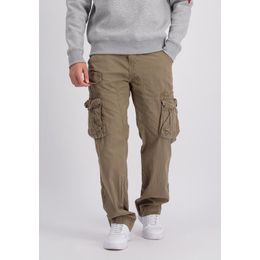 Alpha Industries Cargohose »Devision Pant« taupe 30 - Normalgrößen Normalgrößen 30 Gürtel mit 2 Metallringen