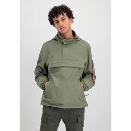 Alpha Industries Anorak »Anorak Embroidery Logo« olive 3XL 3XL Half Zip