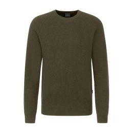 Bugatti Strickpullover mit Logostickerei oliv XL XL Softer Strickpullover von Bugatti