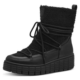 Tamaris Winterboots, Keilabsatz, Plateau, Winterstiefel, Outdoorboots, vegane Verarbeitung schwarz 36 36 Robuster Winterstiefel mit Reißverschluss...