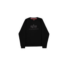 Alpha Industries Sweater »Basic Sweatshirt Carbon« black/black XL XL Brushed Fleece Stoff