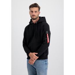 Alpha Industries Hoodie »Fighter Squadron Hoodie« black L L Fotoprint-Muster