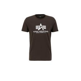 Alpha Industries T-Shirt »Basic T-Shirt BL« black olive XS XS Single Jersey Stoff