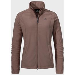 Schöffel SCHÖFFEL Fleecejacke »Fleece Jacket Leona3« ohne Kapuze 3905 - lila 44 44 Hohe Bewegungsfreiheit durch 2-Wege-Stretch