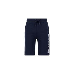 Alpha Industries Sweatshorts »AI Sweat Short« rep.blue 3XL - Normalgrößen Normalgrößen 3XL Außenliegender Kordelzug