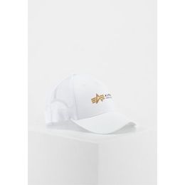 Alpha Industries Trucker Cap »Alpha Label Trucker Cap« white