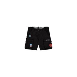 Alpha Industries Shorts »Flying Tigers Shorts« black 32 - Normalgrößen Normalgrößen 32 Cotton Twill Stoff