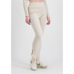 Alpha Industries Cargohose »X-Fit Rib Pant Women« vintage white L - Normalgrößen Normalgrößen L Rib Jersey Stoff