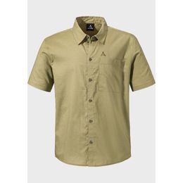 Schöffel SCHÖFFEL Outdoorhemd »Urban Shirt Style Kalmen MNS« 4605 - grün 48 - Normalgrößen Normalgrößen 48 Hoher Tragekomfort dank Materialmischung mit Hanf