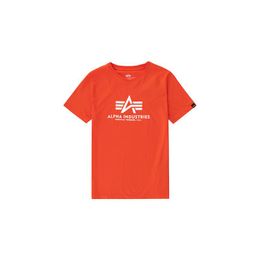 Alpha Industries T-Shirt »Basic T-Shirt BL K« atomic red 10 10 Single Jersey Stoff