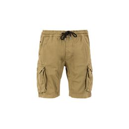 Alpha Industries Sweatshorts »Cotton Twill Jogger Short« khaki 3XL - Normalgrößen Normalgrößen 3XL Twill Stretch Stoff