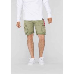 Alpha Industries Shorts »Crew Short« light olive 29 - Normalgrößen Normalgrößen 29 Cotton Twill Stoff