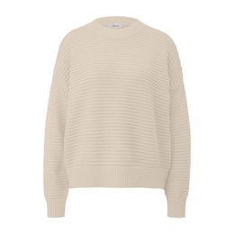s.Oliver Rundhalspullover mit Strukturmuster beige 42 42 Pullover von s.Oliver