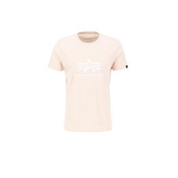 Alpha Industries T-Shirt »Basic T-Shirt BL« pale peach 4 XL 4 XL Single Jersey Stoff