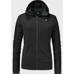 Schöffel SCHÖFFEL Fleecejacke »Mountain Fleece Hoody Style Blaueis WMS« mit Kapuze 9990 - schwarz 38 38 Wärmendes, Feuchtigkeit transportierendes und...