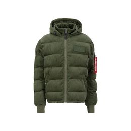 Alpha Industries Winterjacke »Puffer Cord« sage-green M M Utility Pocket