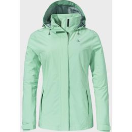 Schöffel SCHÖFFEL Outdoorjacke »Jacket Gmund L« mit Kapuze 6205 - grün 46 46 Wasserdicht & atmungsaktiv dank 2-Lagen VENTURI Ripstop