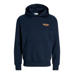 Jack & Jones JACK & JONES Kapuzensweatshirt »JJOLIVE SWEAT HOOD« Navy Blazer Print:Jack&Jones XXL XXL Sweater von Jack & Jones