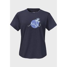 Sch&ouml;ffel SCH&Ouml;FFEL Funktionsshirt &raquo;T Shirt Haberspitz L&laquo; 0882 - blau 36 36 UV-Schutz (UPF 30+)