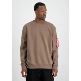 Alpha Industries Sweater »X-Fit Label Sweater« taupe 3XL 3XL Utility Pocket