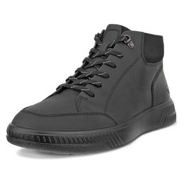 Ecco Schnürboots Stiefelette, Klassik-Boots mit softer Schaftrandpolsterung schwarz 45 45 Klassische Boots zum Schnüren