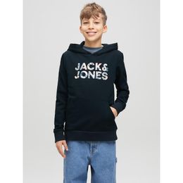 Jack & Jones JACK & JONES JUNIOR Kapuzensweatshirt &raquo;JJEBRYAN CORP LOGO SWEAT HOOD NOOS JNR&laquo; Sky Captain 152 152 Sweater von Jack & Jones Junior f&uuml;r Jungen