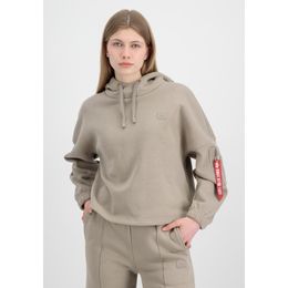 Alpha Industries Hoodie »X-Fit Label OS Hoodie Wmn« vintage sand L L Utility Pocket
