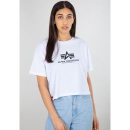 Alpha Industries T-Shirt »Basic T-Shirt COS Women« white XS XS Logo Loop Label am Saum