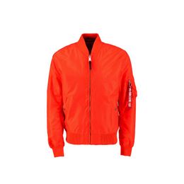 Alpha Industries Bomberjacke »MA-1 TT Light« atomic red 5 XL 5 XL Flight Nylon Stoff