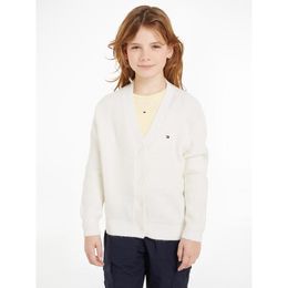 Tommy Hilfiger Strickjacke »MIX TEXTURED CARDIGAN« Kinder bis 16 Jahre mit Logostickerei Ancient White 3 (98) 3 (98) Cardigan von Tommy Hilfiger...