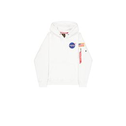 Alpha Industries Hoodie »Space Shuttle Hoodie« white XL XL Brushed Fleece Stoff
