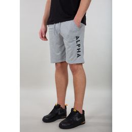 Alpha Industries Sweatshorts »Alpha Jersey Short« grey heather L - Normalgrößen Normalgrößen L Single Jersey Stoff