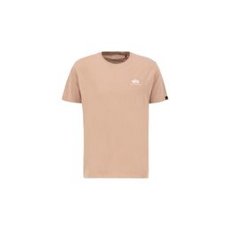 Alpha Industries T-Shirt »Backprint T-Shirt« Dusty Coral 5 XL 5 XL Single Jersey Stoff