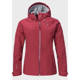Schöffel SCHÖFFEL Outdoorjacke »Hiking Jacket Style Mauku WMS« mit Kapuze 3750 - rot 36 36 Hohe Multi-Funktionalität durch 2-Lagen VENTURI Bekleidung