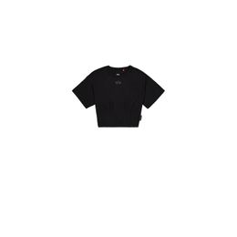 Alpha Industries T-Shirt »Waisted T-Shirt W« black S S Single Jersey Stoff