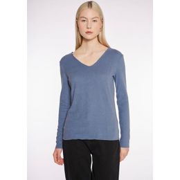 Haily's HAILY’S Langarmshirt »LS V TP Zi44na« stone blue M (38) M (38) Shirt von HaILY’S in bester Marken-Qualität