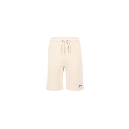 Alpha Industries Sweatshorts »Basic Short SL« jet stream white L - Normalgrößen Normalgrößen L Geprägte Ösen am Kordelzug