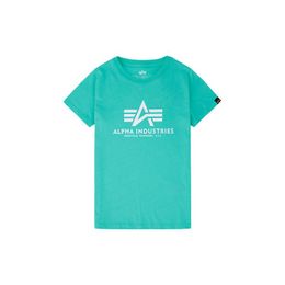 Alpha Industries T-Shirt »Basic T-Shirt BL K« atomic green 6 6 Single Jersey Stoff